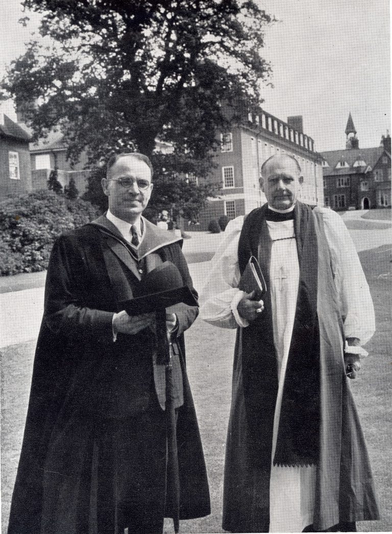 David Emms and David Loveday at the Centenary Speech Day, 1965 - Old ...